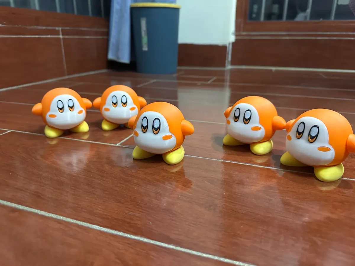 Star Kirby | Waddle Doo | NO AMS/Glue | Waddle Dee - Free 3D Print ...