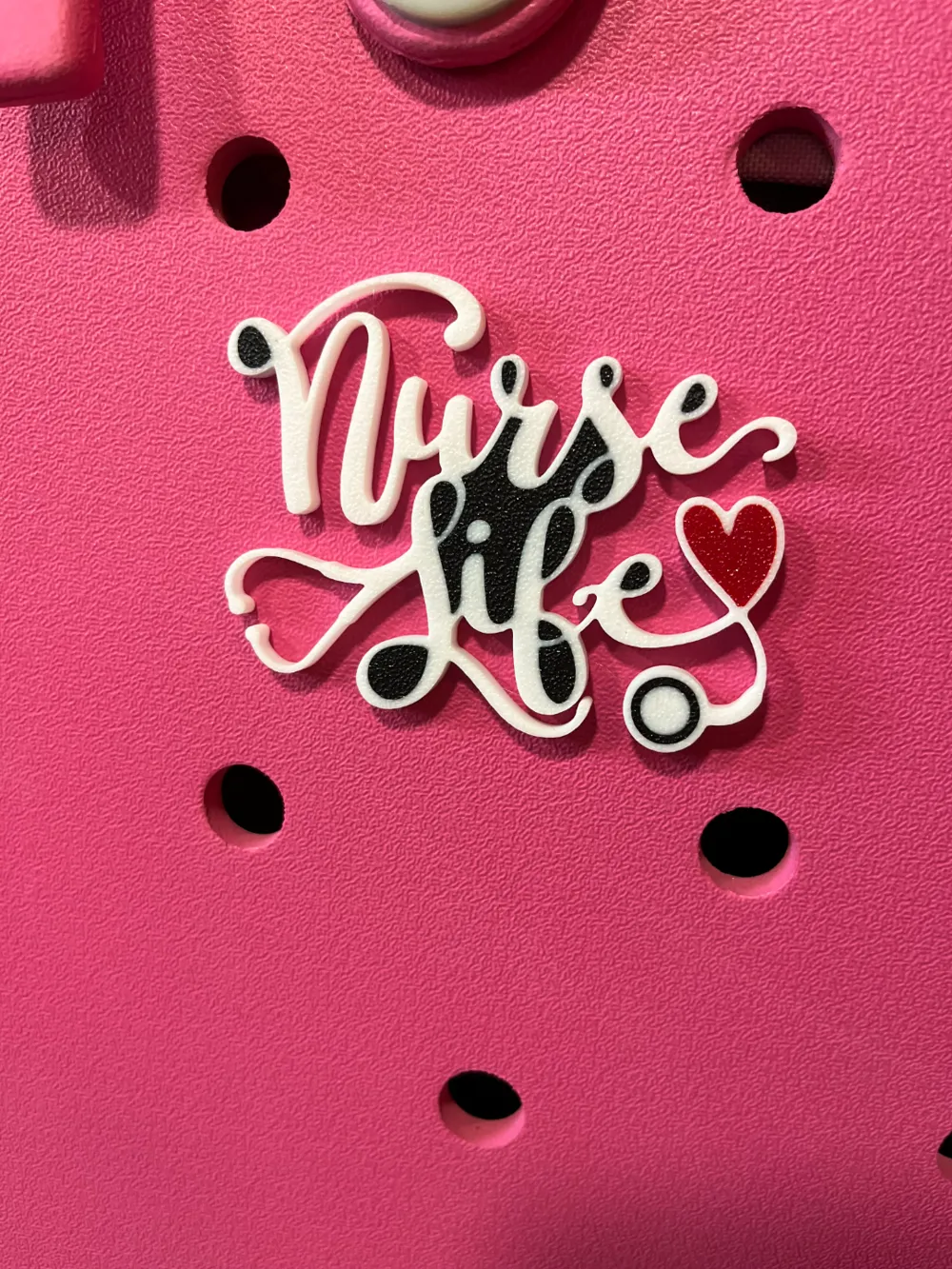 Nurse Life Bogg Bag Charm by ajburum MakerWorld: Download Free 3D Models