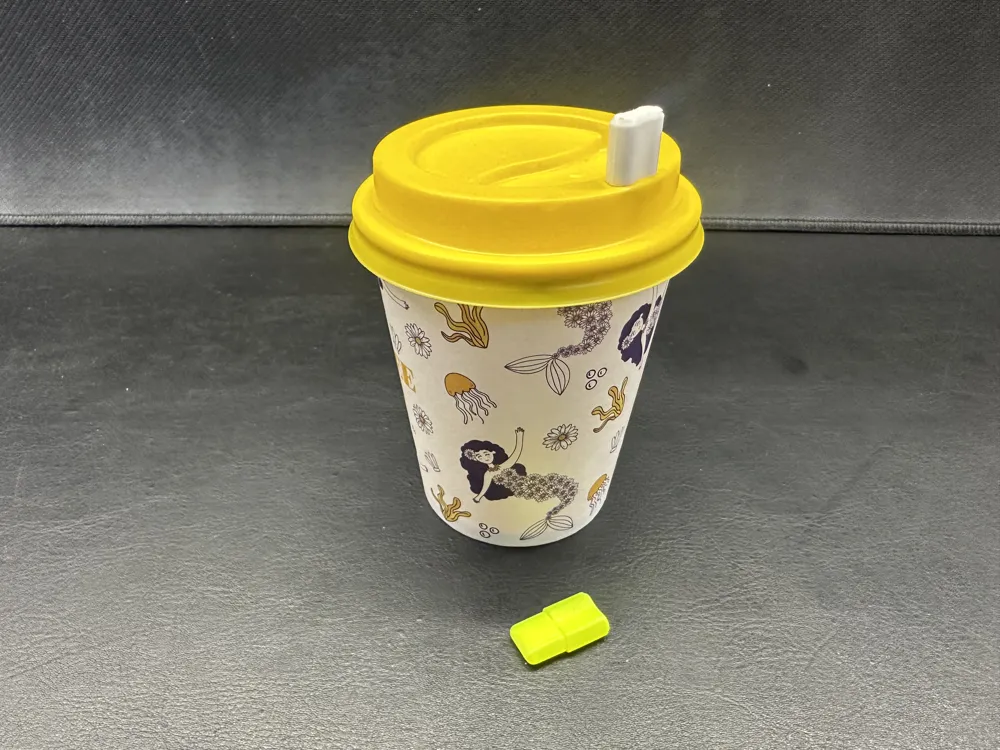 Coffee Lid Sip Spill Plug Stopper Disposable Cups - Free 3D Print Model ...