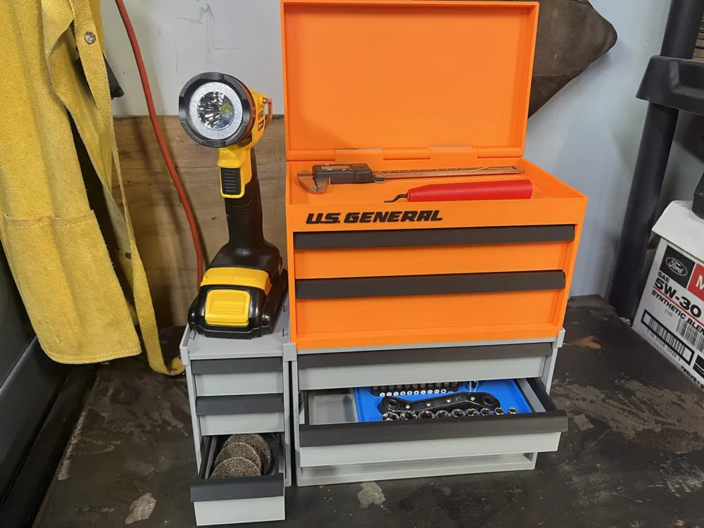 Mini Tool Box Side Cabinet by Fish Adventurer - MakerWorld