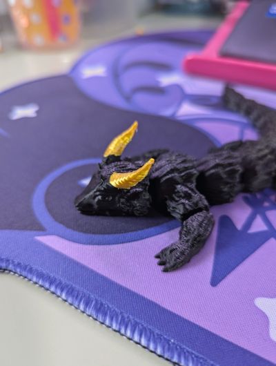 Baphomet Flexi Dragon by Shotime369 MakerWorld: Download Free 3D Models