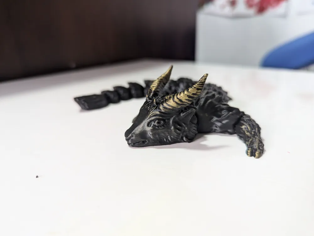 Baphomet Flexi Dragon by Shotime369 MakerWorld: Download Free 3D Models