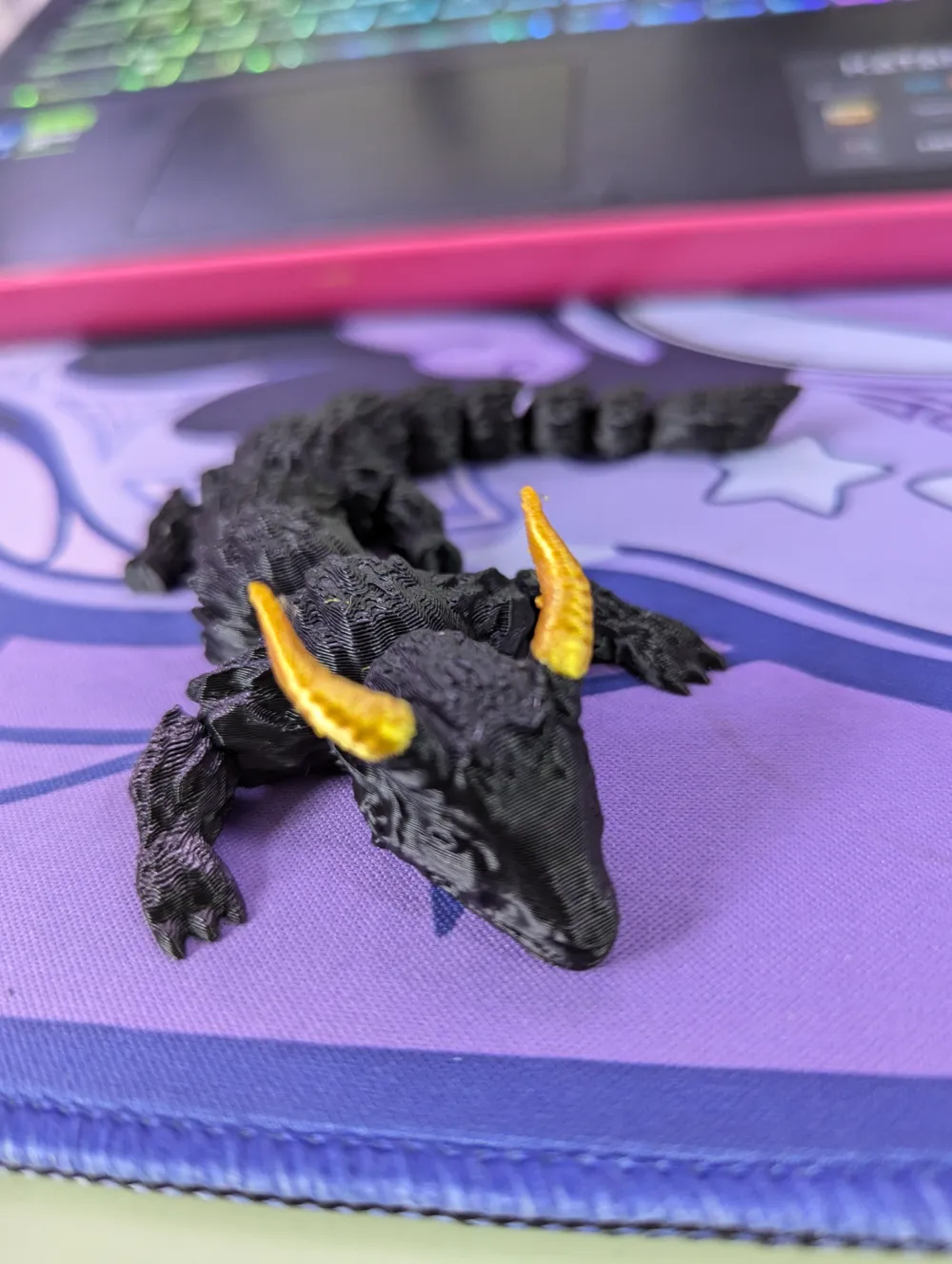 Baphomet Flexi Dragon by Shotime369 MakerWorld: Download Free 3D Models