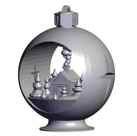 3D-Design Christmas Tree Decoration by Marc BouHaidar - MakerWorld