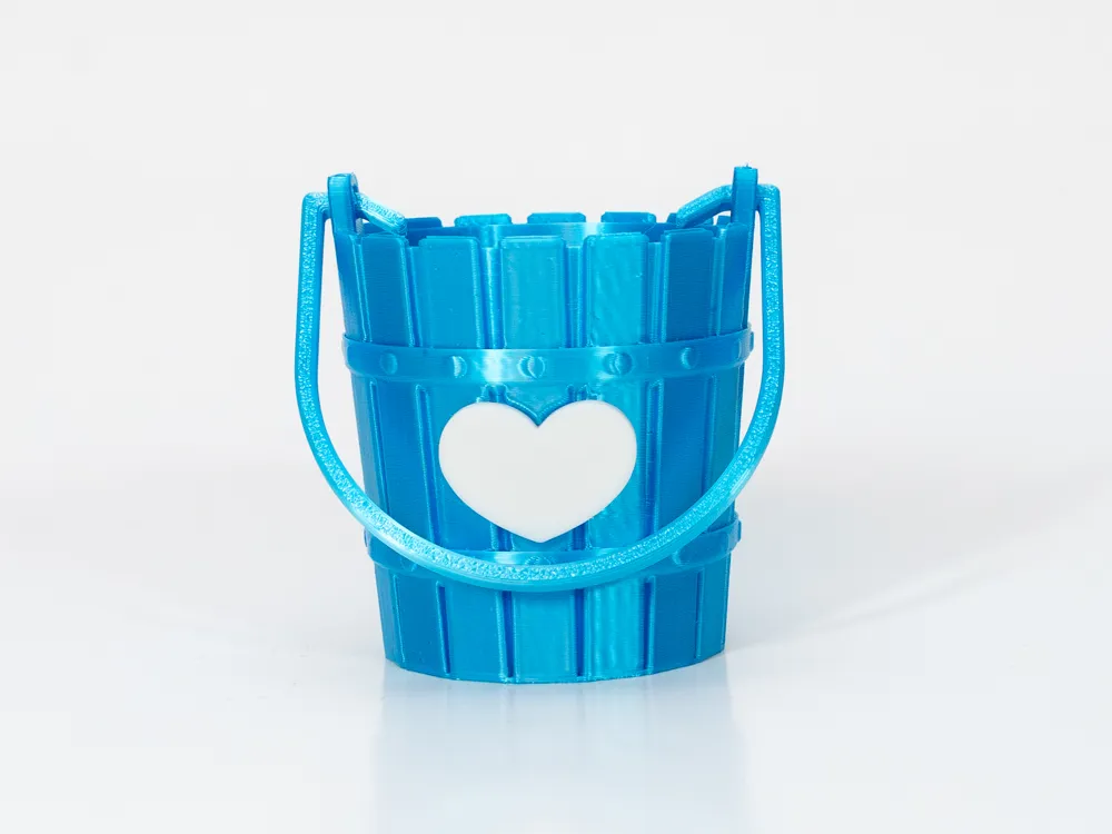 Mini Heart Buckets - Free 3D Print Model - MakerWorld