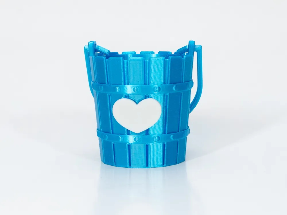 Mini Heart Buckets - Free 3D Print Model - MakerWorld