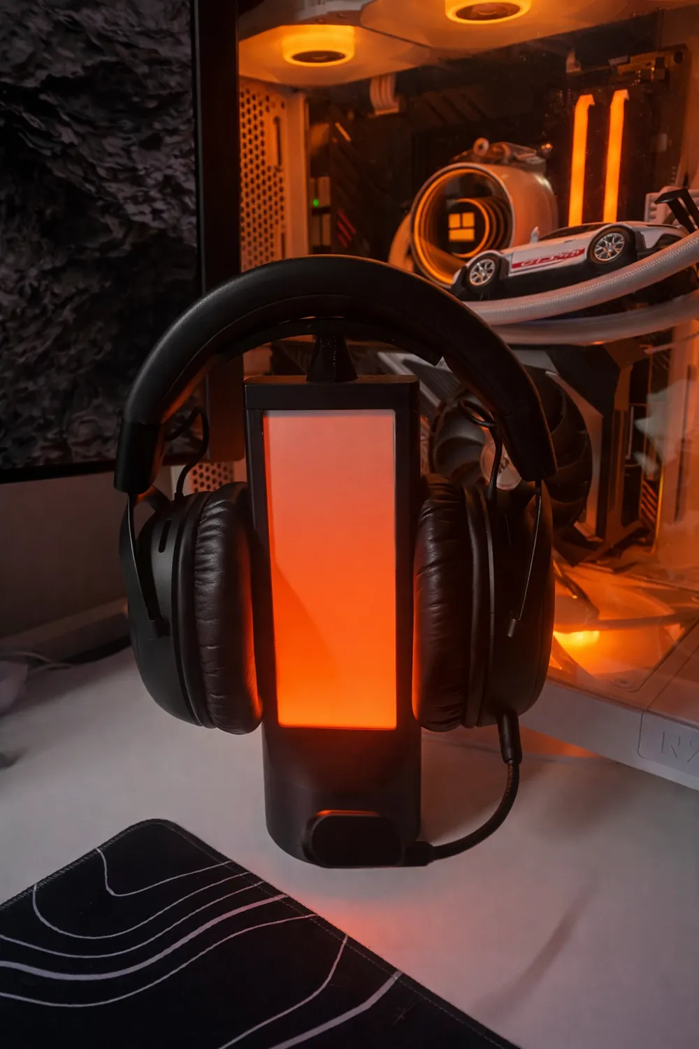 RGB Headphone Stand – Desk & Gaming Setup - Free 3D Print Model ...