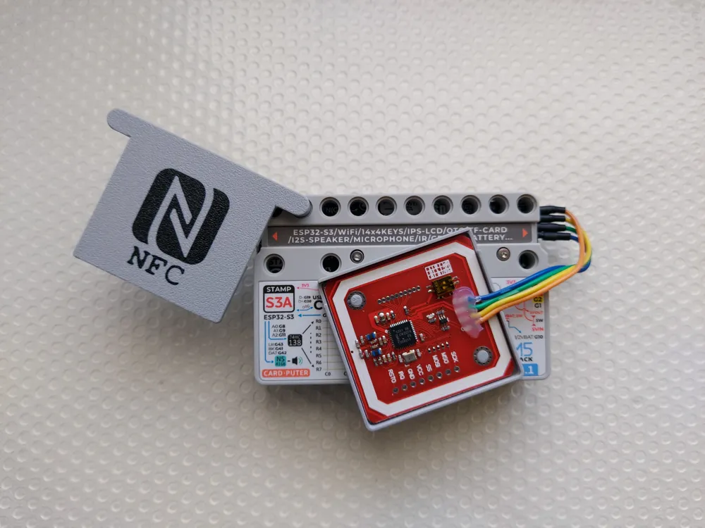 M5Stack Cardputer PN532 RFID module case by Hejam MakerWorld: Download ...