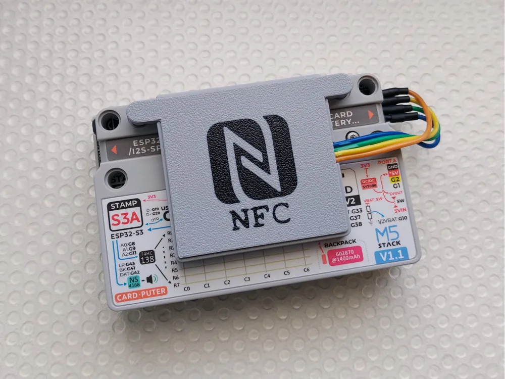 M5Stack Cardputer PN532 RFID module case by Hejam MakerWorld: Download ...