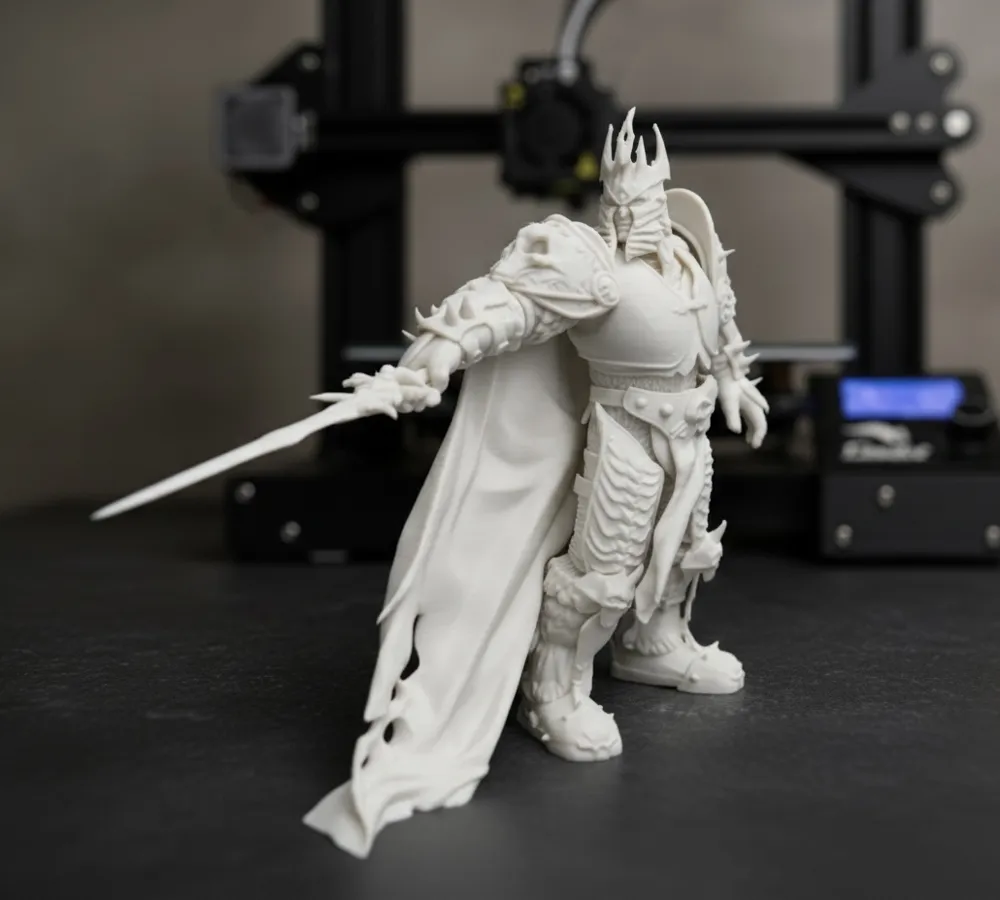 Lich King - World of Warcraft - Free 3D Print Model - MakerWorld