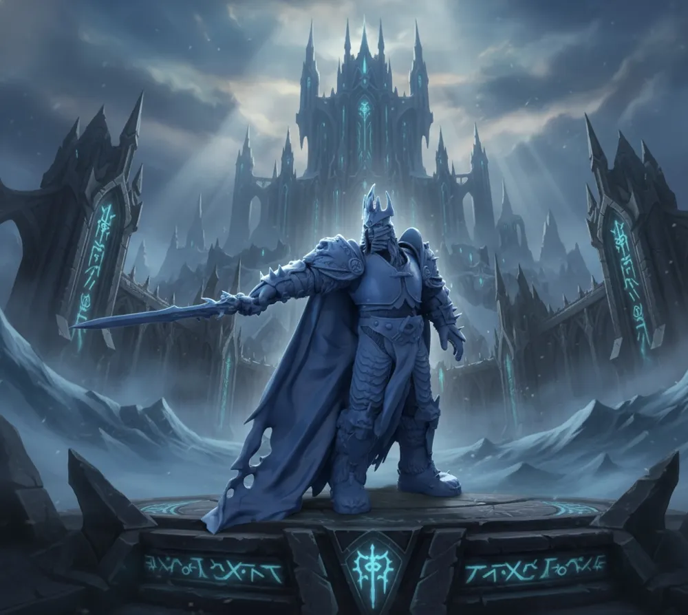 Lich King - World of Warcraft - Free 3D Print Model - MakerWorld