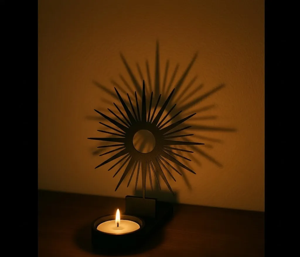 Shadow Art - Sun - Free 3D Print Model - MakerWorld