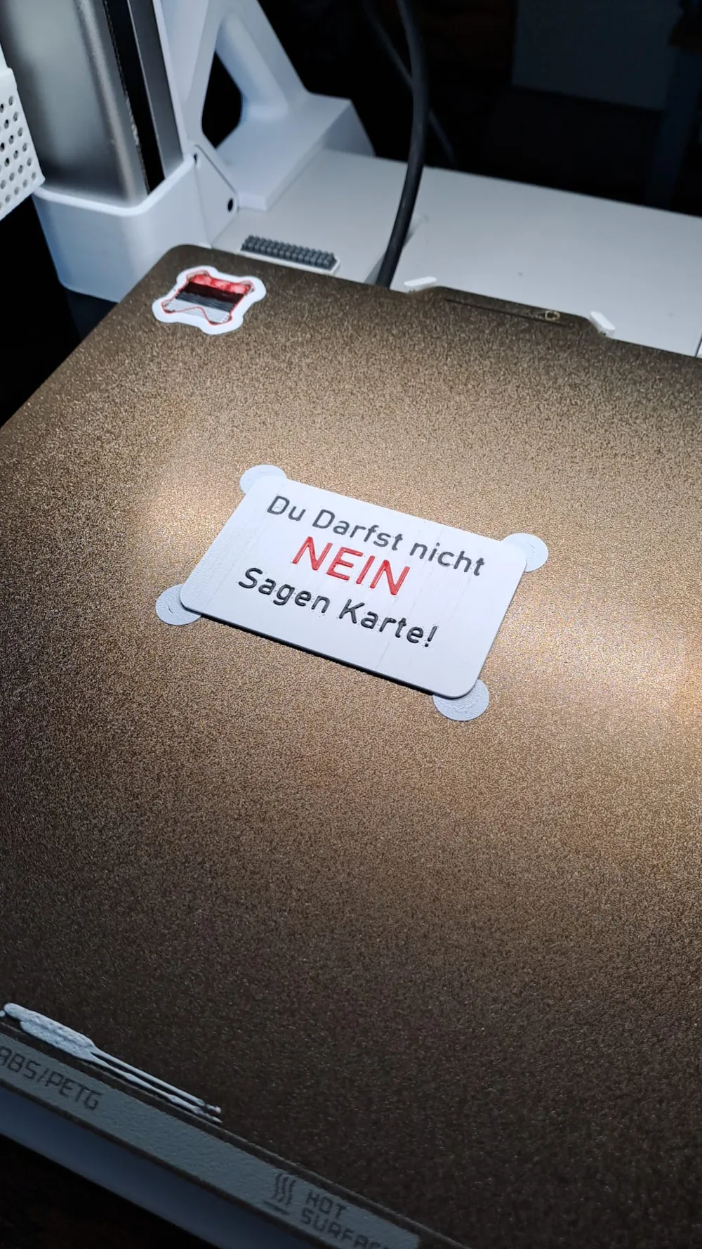 You Shall Not Say No Card! by 3DChantal MakerWorld: Download Free 3D Models