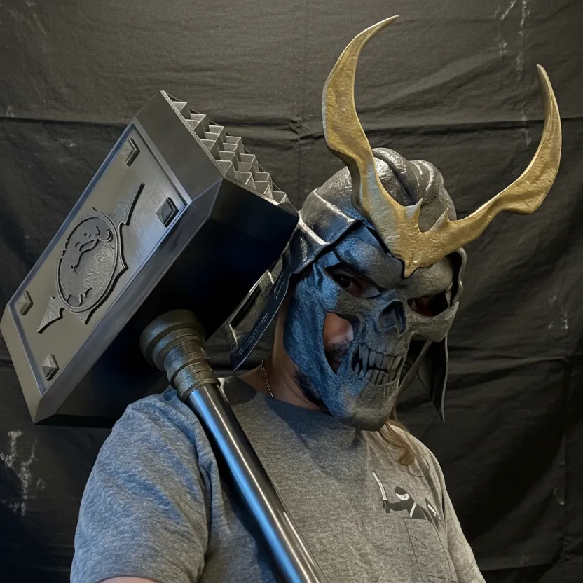 Shao Kahn hammer - Realm Crusher (real-size) - Free 3D Print Model ...