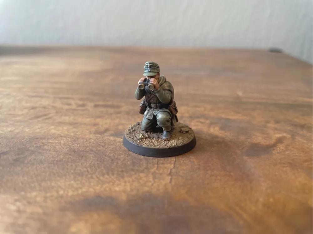 WW2 Tabletop Wargame - German Spotter - Free 3D Print Model - MakerWorld