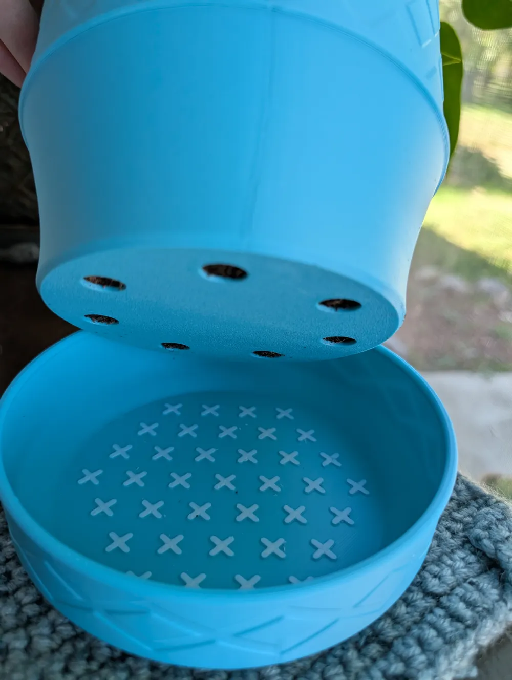 Diamond Lattice Planter - 5 inch - Free 3D Print Model - MakerWorld