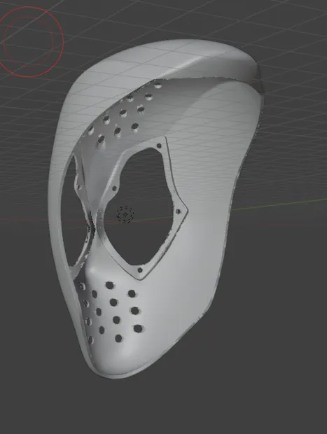 Deadpool Face Shell With removeable eyes by Brad - MakerWorld