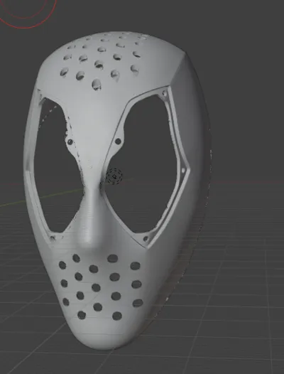 Deadpool Face Shell With removeable eyes by Brad - MakerWorld