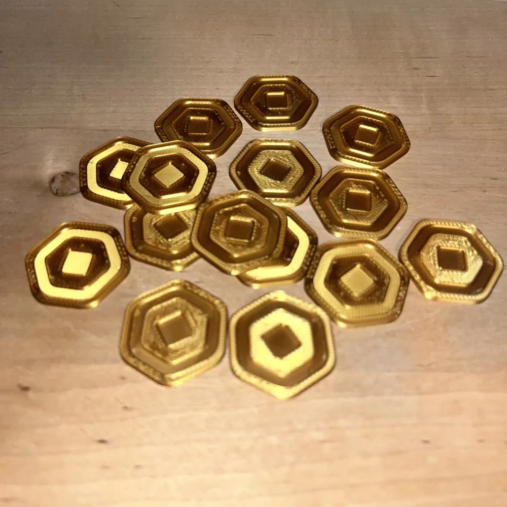 mini robux coin gift fidget of roblox bux money by Printyous MakerWorld ...