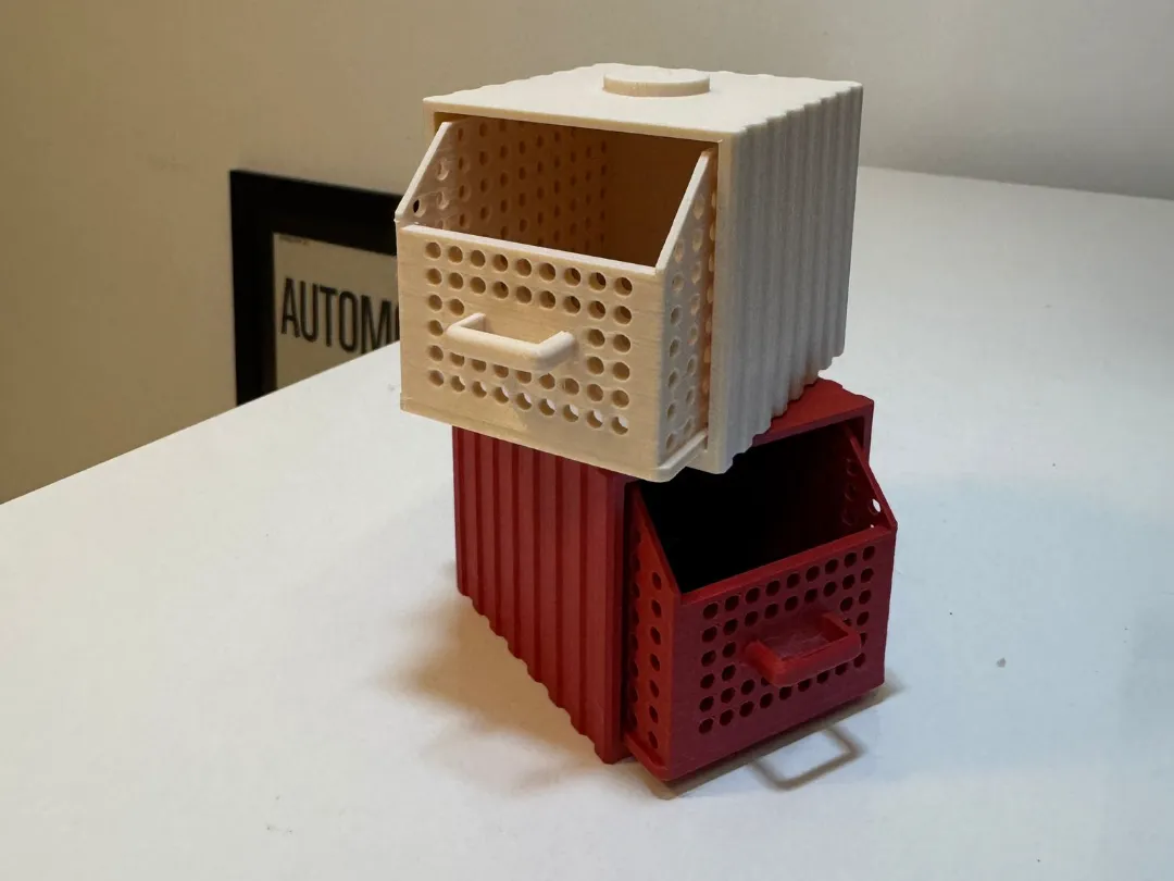 Stackable Container (Rotating) by UTILITYPARTSSHENZHEN.co MakerWorld ...
