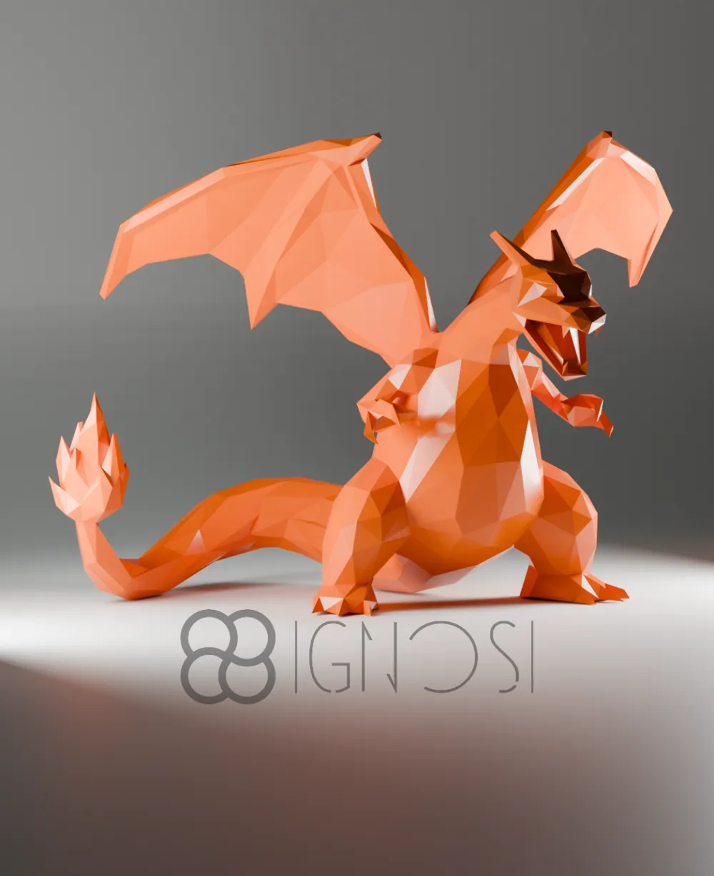 (#6) Charizard Low Poly by Ignosi MakerWorld: Download Free 3D Models