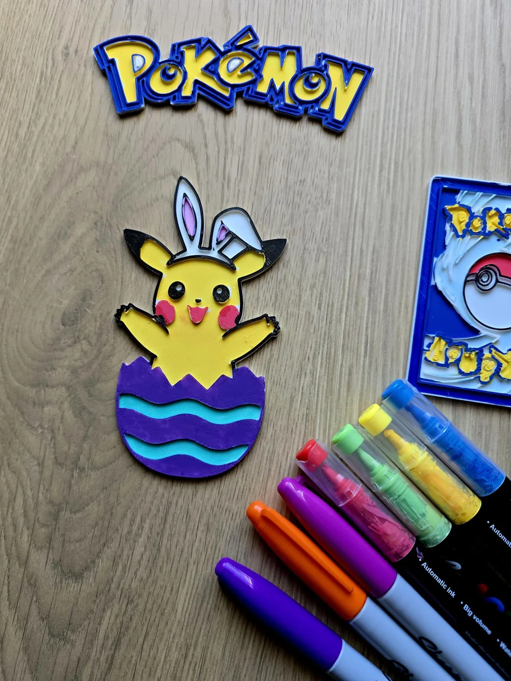 Pikachu In Easter Egg Festive DIY Color Pokemon by Merilno3D MakerWorld ...