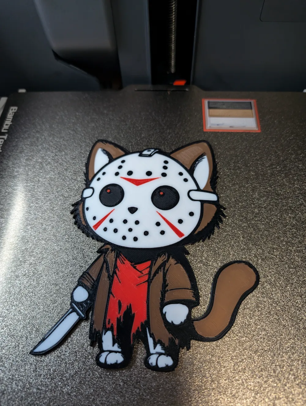 Jason Voorhees (Friday The 13th) Cat - Free 3D Print Model - MakerWorld