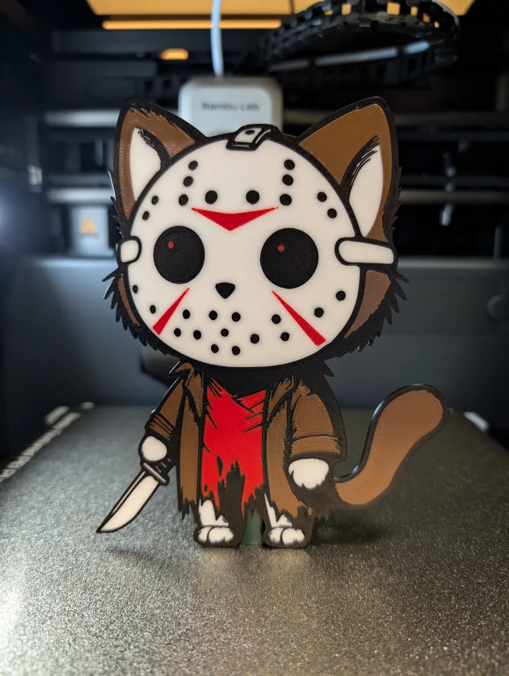 Jason Voorhees (Friday The 13th) Cat - Free 3D Print Model - MakerWorld