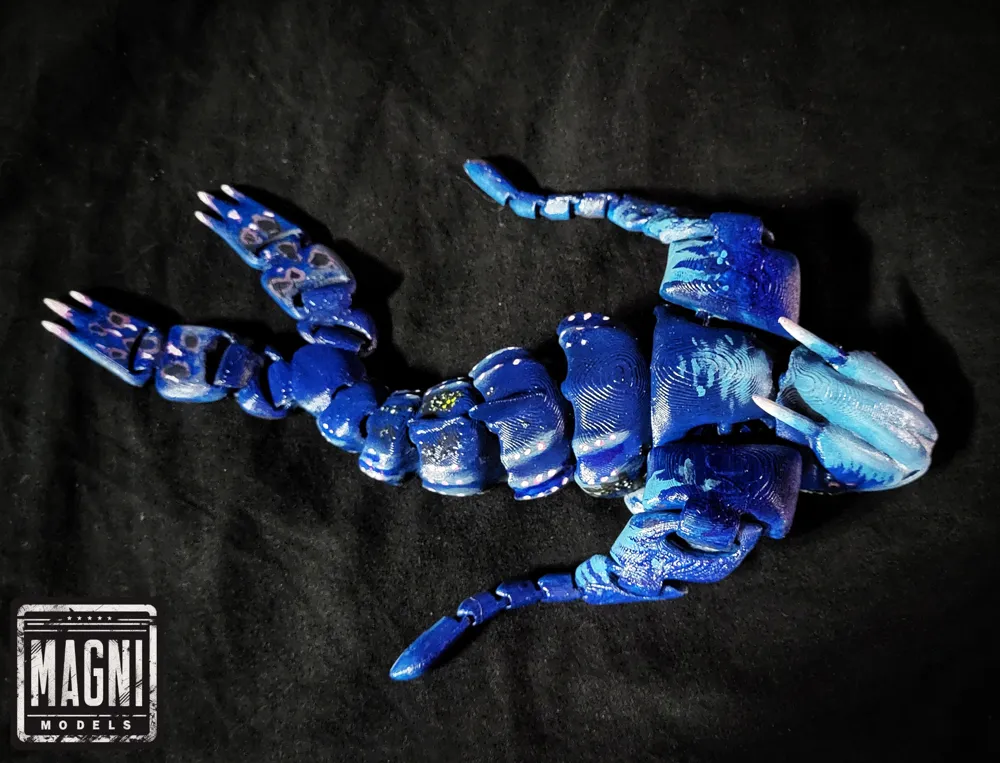 Articulated Glow Whale Leviathan - Subnautica - Free 3D Print Model ...