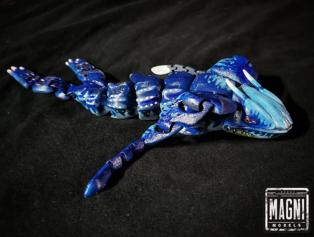 Articulated Glow Whale Leviathan - Subnautica - Free 3D Print Model ...