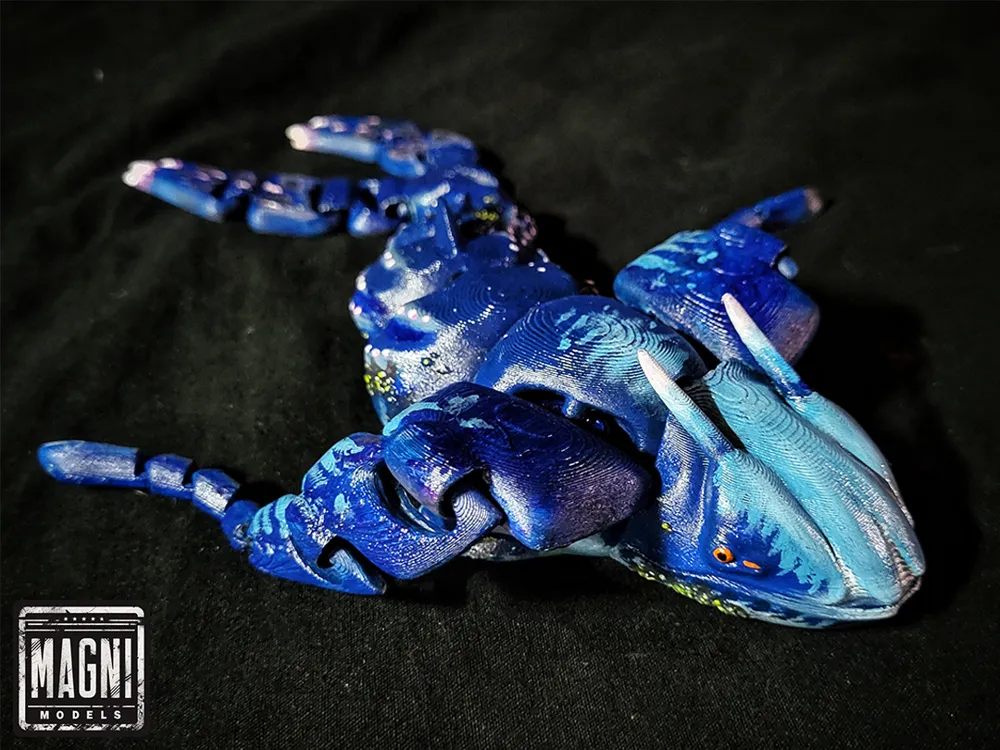Articulated Glow Whale Leviathan - Subnautica - Free 3D Print Model ...