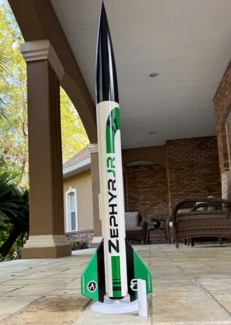 Model Rocket Display Stand 18mm and 24mm by Mark Ferraro - MakerWorld