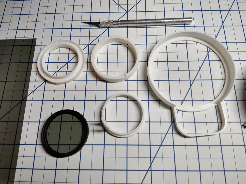 AmScope Microscope Ring LED Polarizer +other parts by mcmaven - MakerWorld