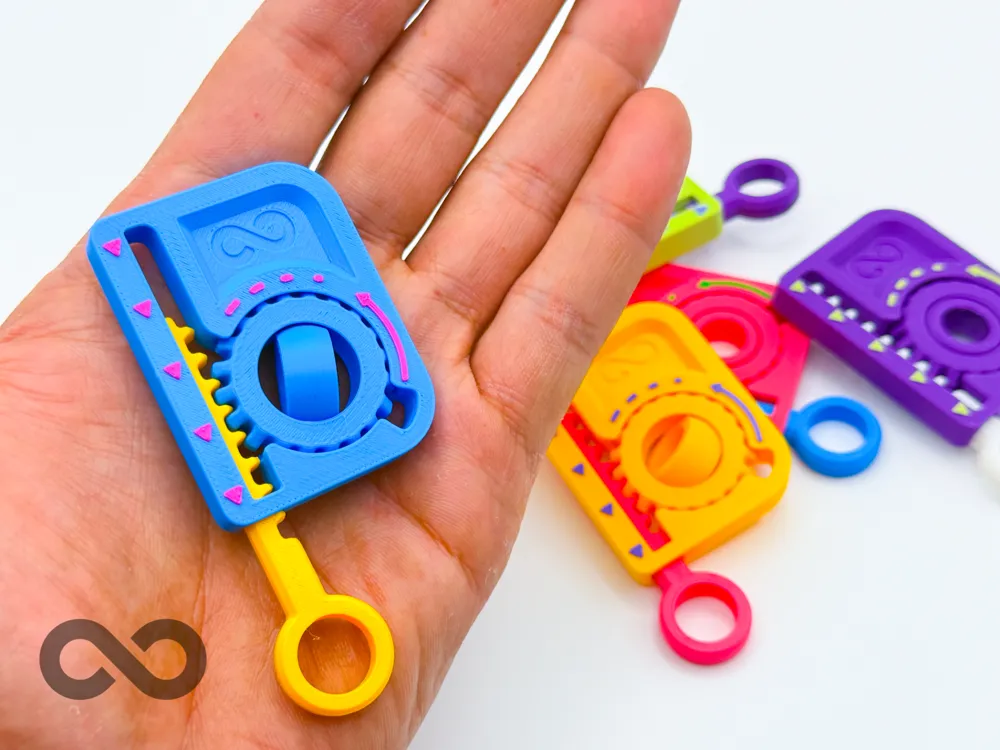 Micro Pull Cord & Gyro Spin Fidget -Print in place - Free 3D Print ...
