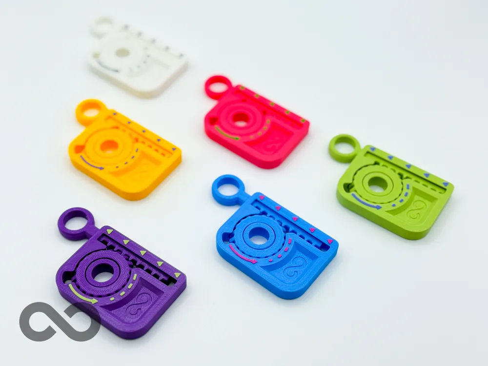 Micro Pull Cord & Gyro Spin Fidget -Print in place - Free 3D Print ...