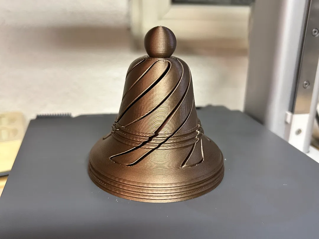 Christmas Jingle bell infinity helix fidget cone - Free 3D Print Model ...