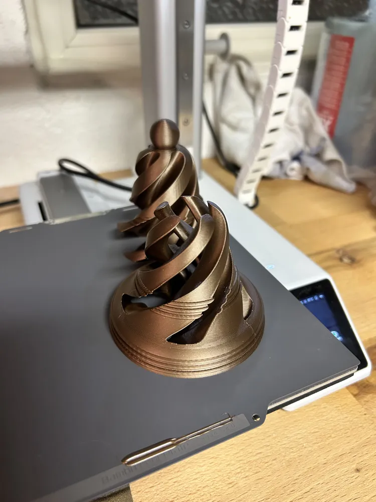 Christmas Jingle bell infinity helix fidget cone - Free 3D Print Model ...