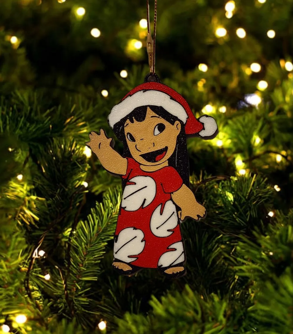 Lilo Christmas Ornament - Free 3D Print Model - MakerWorld