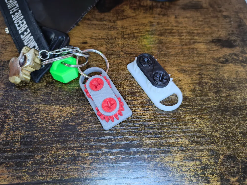 Keychain Fidget Gear by Printynator MakerWorld: Download Free 3D Models