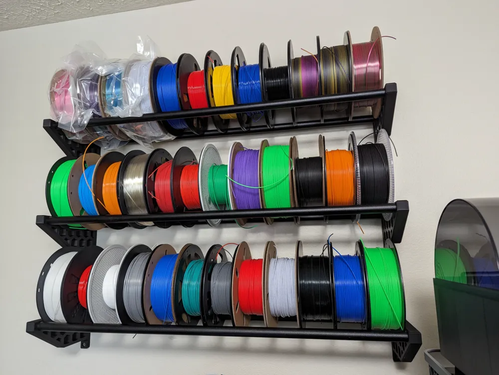 honeycomb filament shelf brackets for 19.2mm rod Remixed by garrett1966 ...