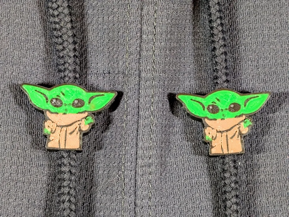 Baby Yoda (Grogu) Drawstring Charm by sidbarret007 MakerWorld: Download ...