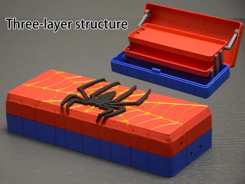 Spider Man Pencil Case - Free 3D Print Model - MakerWorld