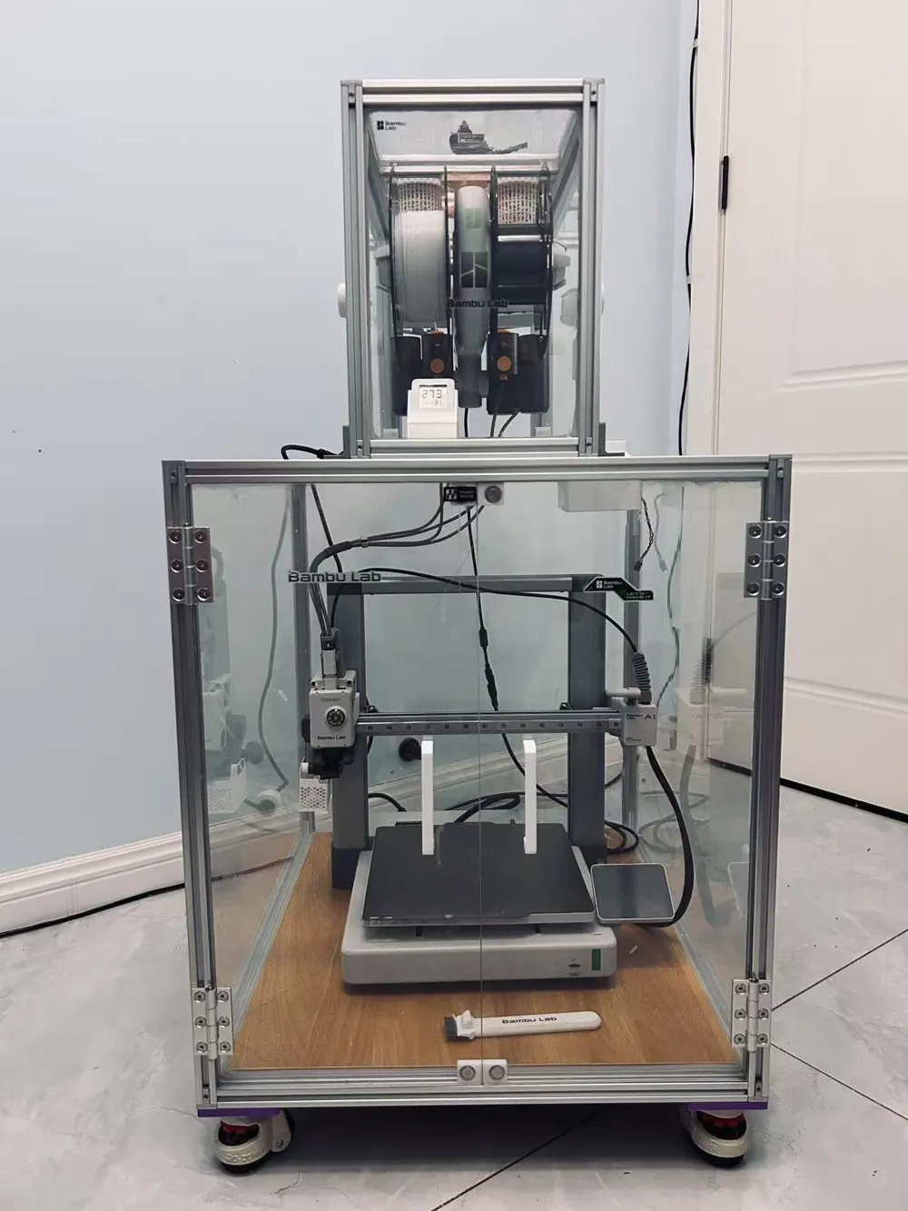 Bambu Lab A1 enclosure by ZeroX MakerWorld: Download Free 3D Models