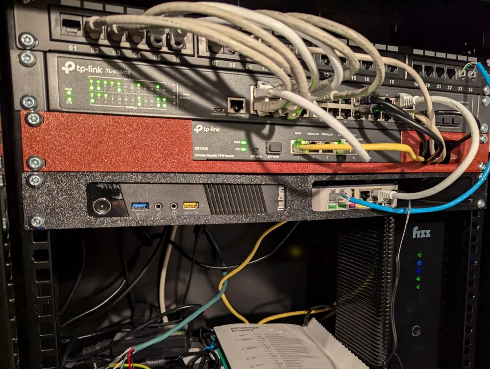 Lenovo Tiny M93p 1U Rack - Free 3D Print Model - MakerWorld