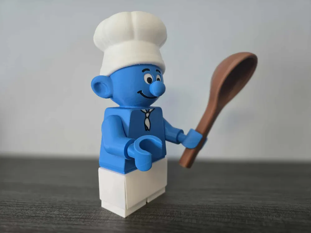 Smurf - Greedy Smurf / Torti Schlumpf * 500% ~20cm by HeiHei MakerWorld: Download Free 3D Models
