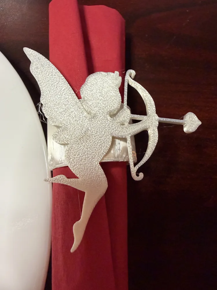 Cupid Napkin Ring - Free 3D Print Model - MakerWorld