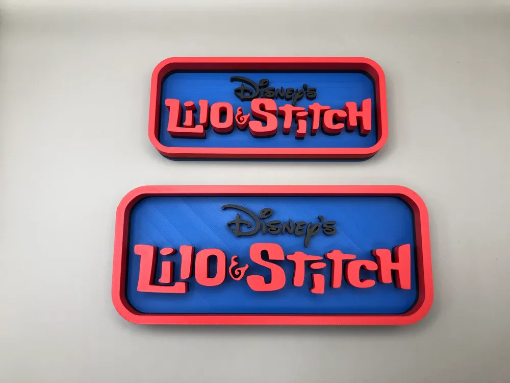 Lilo and stitch Logo by Manio 3DP - MakerWorld