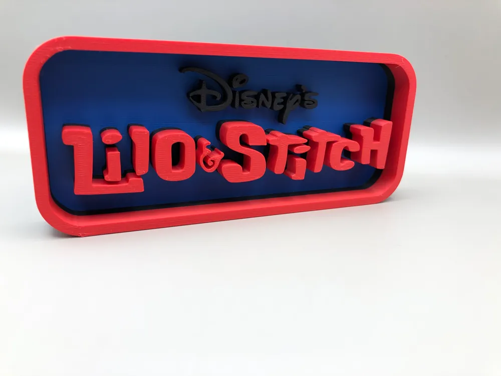 Lilo and stitch Logo by Manio 3DP - MakerWorld