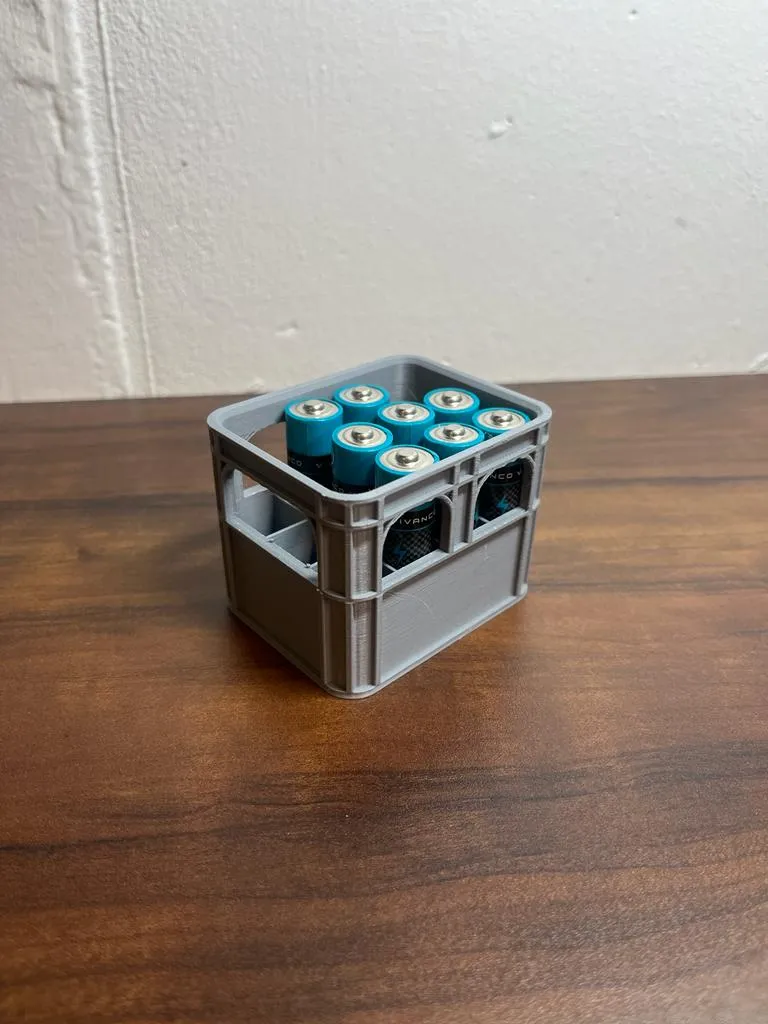 Battery Beer Crate for AA Baterys by Printsolution - MakerWorld