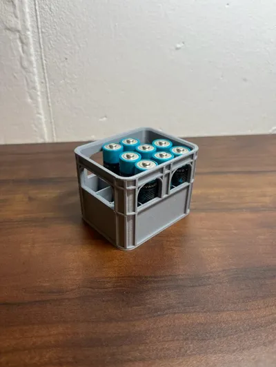 Battery Beer Crate for AA Baterys by Printsolution - MakerWorld